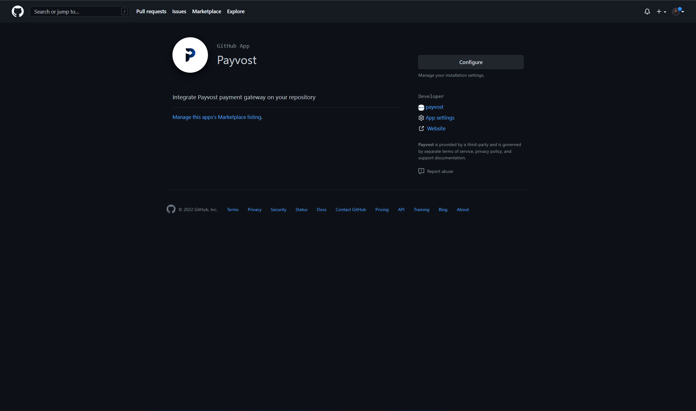 Payvost · GitHub Marketplace · GitHub Payvost · GitHub Marketplace · GitHub