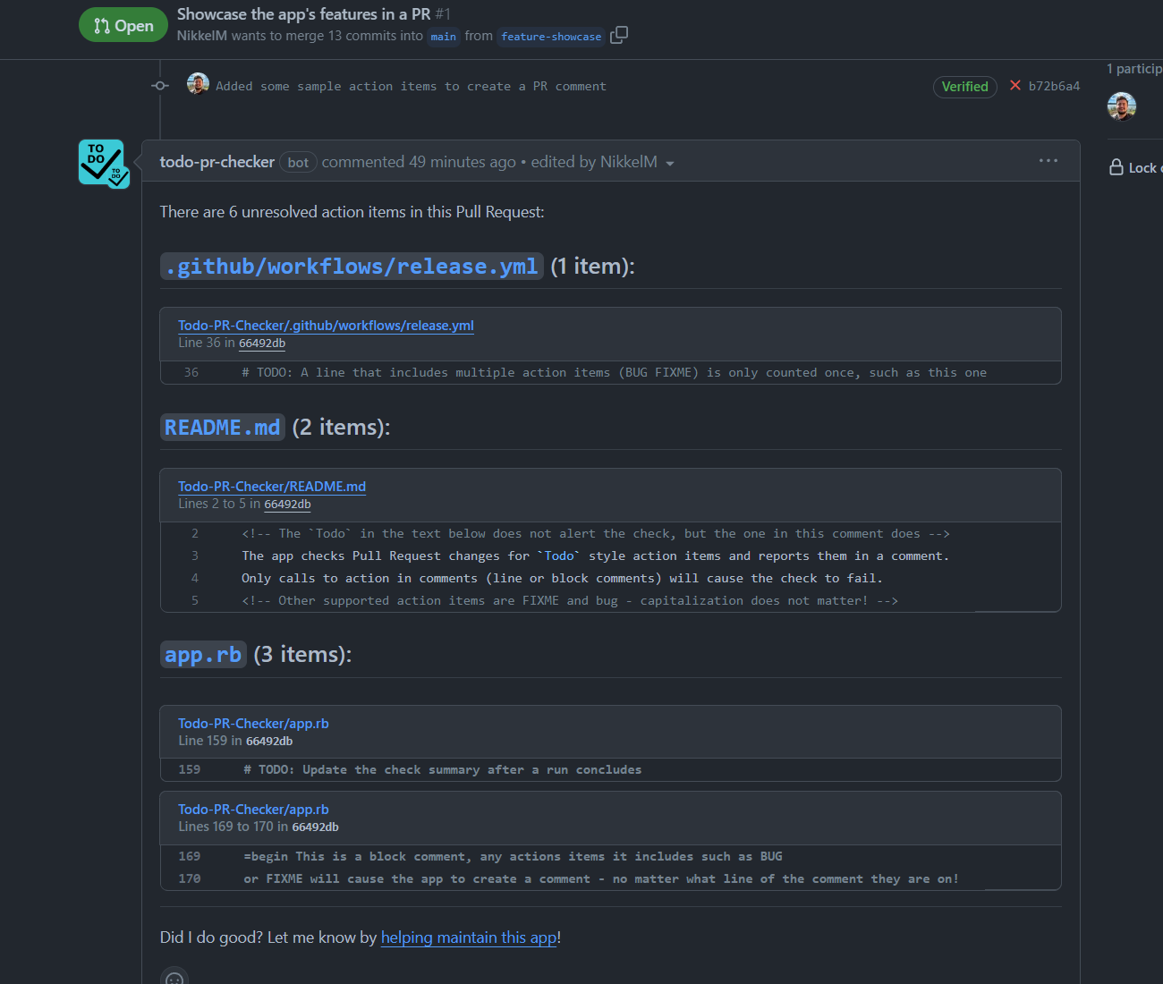 Todo PR Checker · GitHub Marketplace · GitHub Todo PR Checker · GitHub Marketplace · GitHub